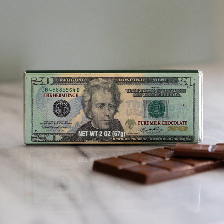$20 Bill Chocolate Bar – The Hermitage Museum Store