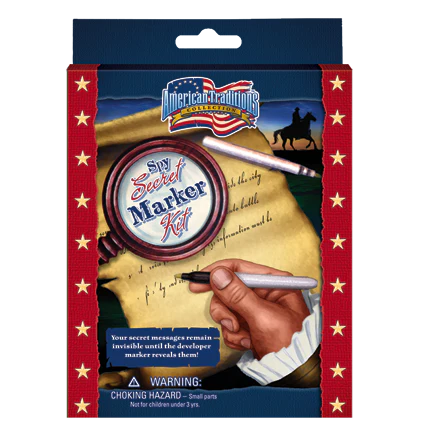 Revolutionary War Secret Marker Kit – The Hermitage Museum Store